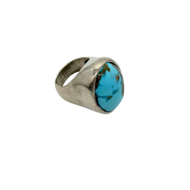 Hand carved Blue Gem Ring – Love Tokens Jewelry