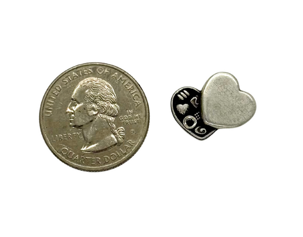 Black Diamond Heart Box of Chocolates Hat Pin – Love Tokens Jewelry