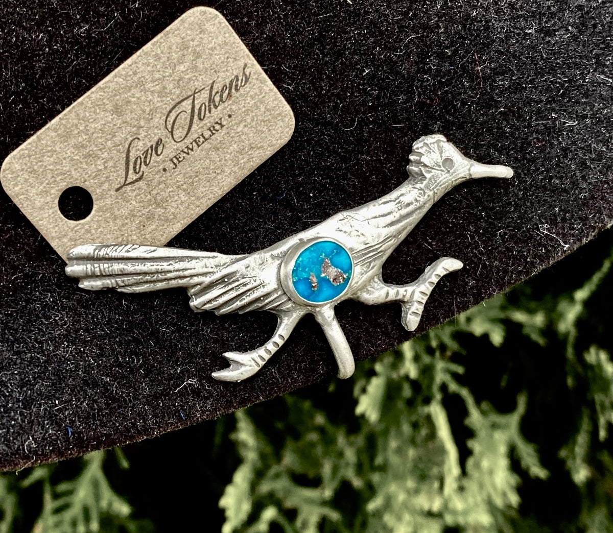 Catch me if you Can - Roadrunner Hat Token – Love Tokens Jewelry