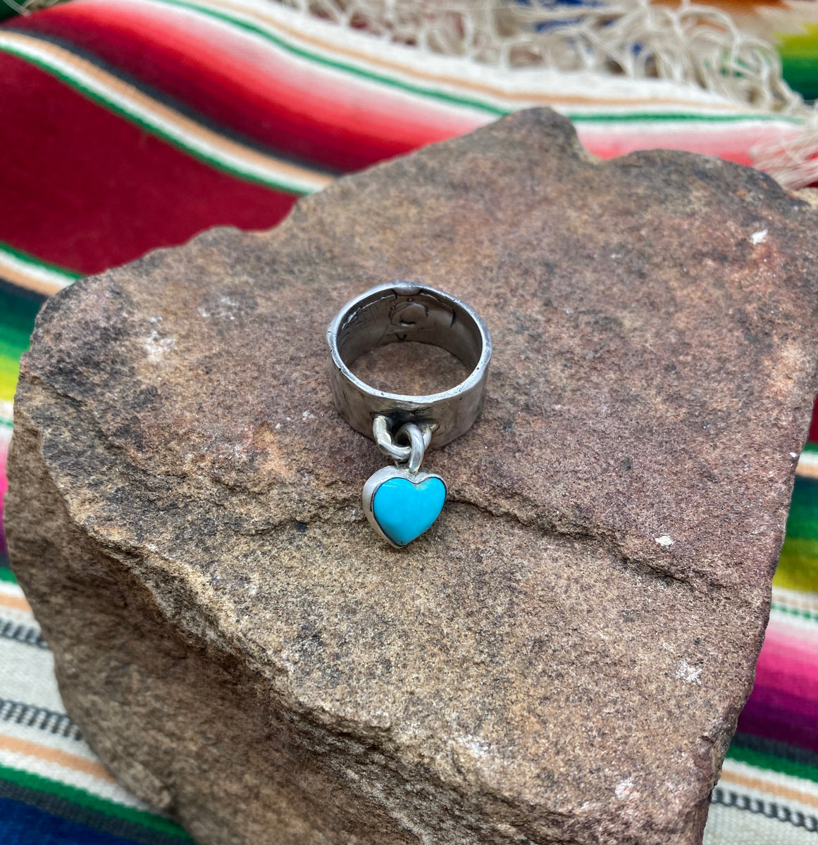 Turquoise Love Ring – Love Tokens Jewelry